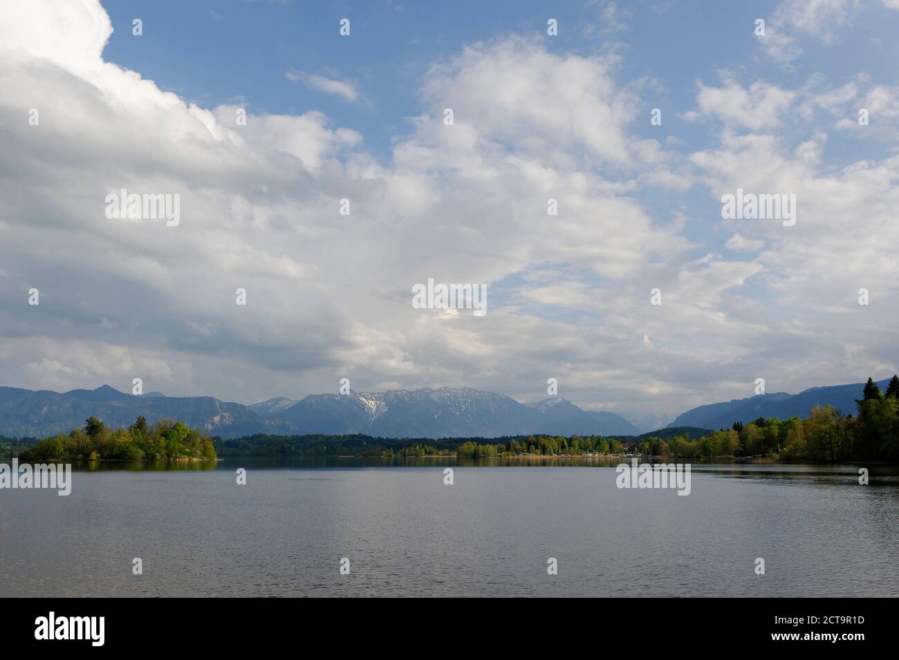 Germany, View of Uffing at Staffelsee Stock Photo - Alamy