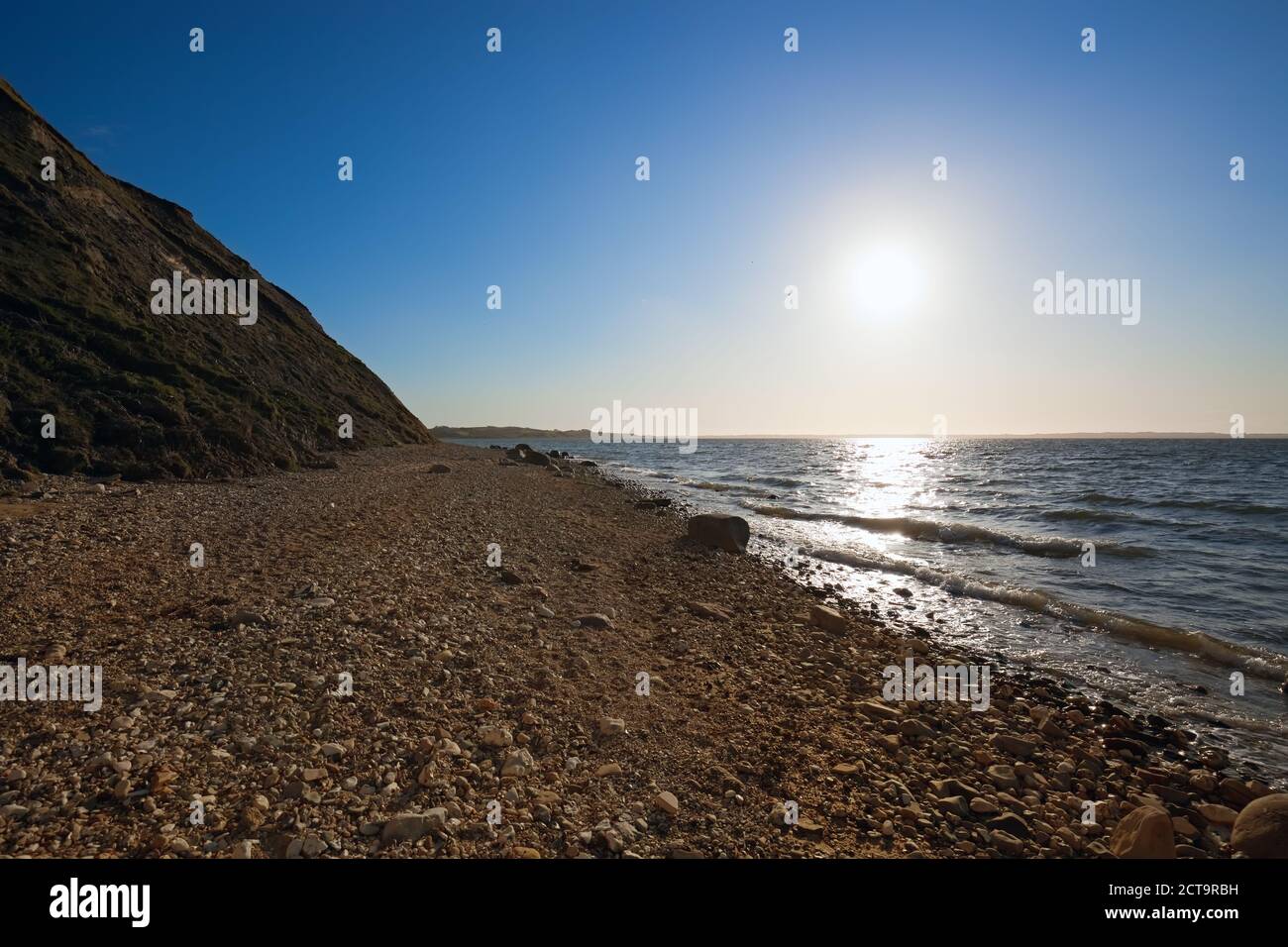 Landscape at the Limfjord in Denmark Stock Photo - Alamy
