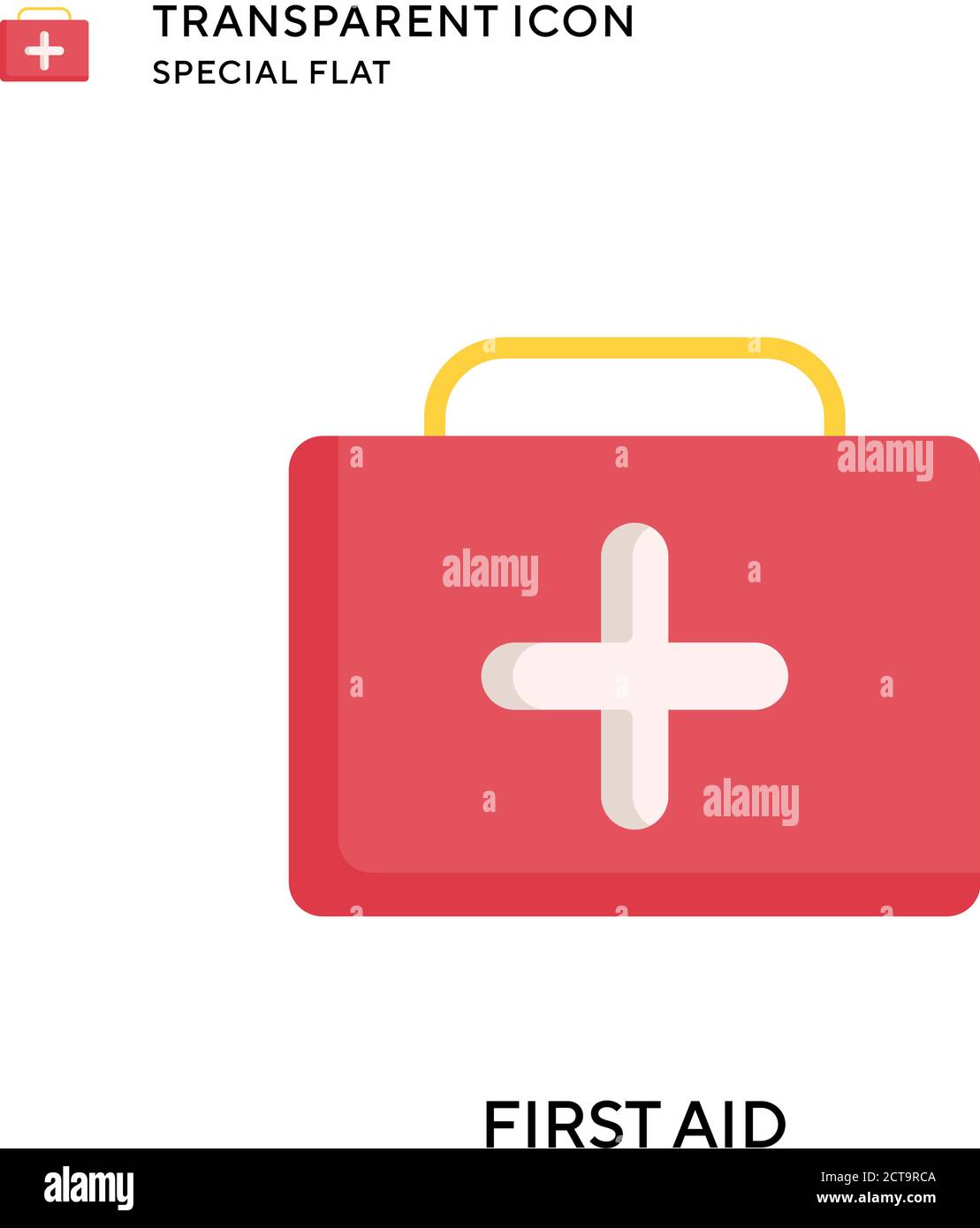 First aid vector icon. Flat style illustration. EPS 10 vector Stock ...