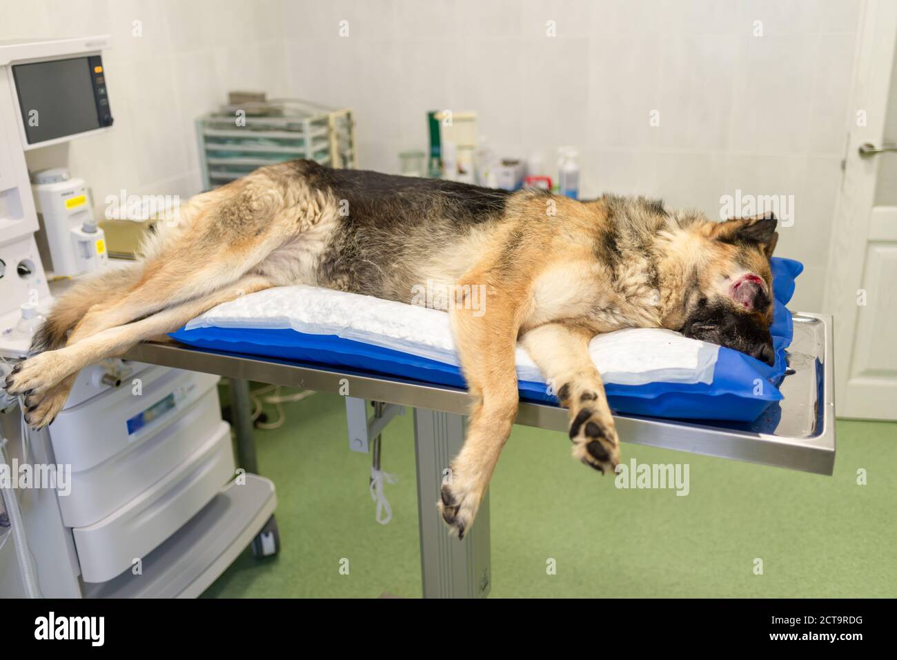 Patient lying on an operating table hi-res stock photography and images ...
