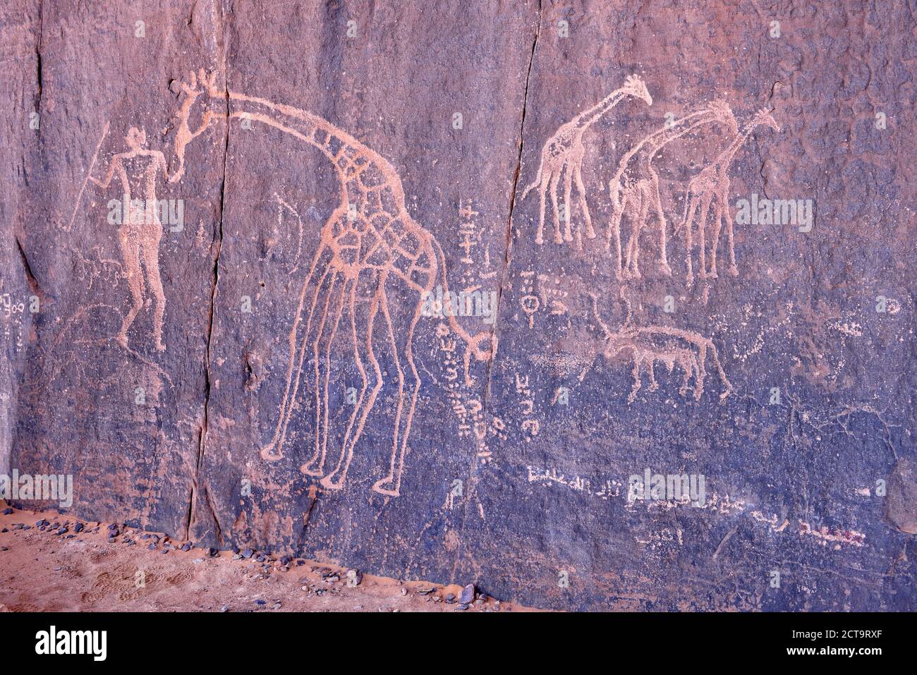 North Africa, Sahara, Algeria, Tassili N'Ajjer National Park, Tadrart ...