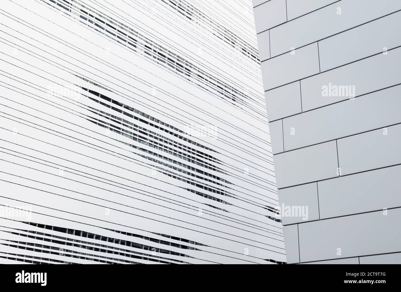 Facade of the auditorium building and super c building hi-res stock ...