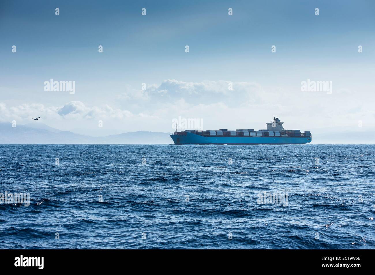 Mediterranean container ship hi-res stock photography and images - Alamy