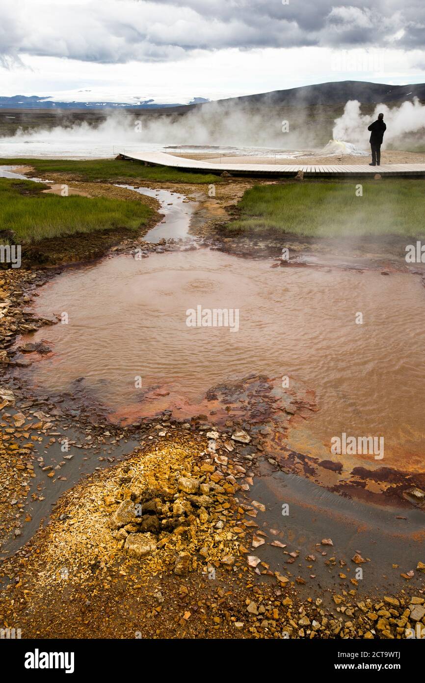 Island, Hveravellir, Geothermal area Stock Photo - Alamy