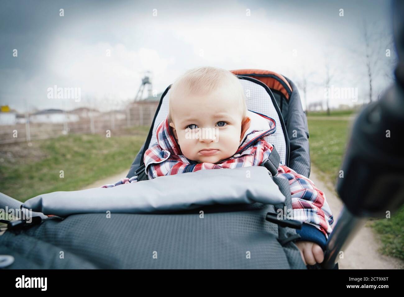 Baby in pram hi-res stock photography and images - Alamy
