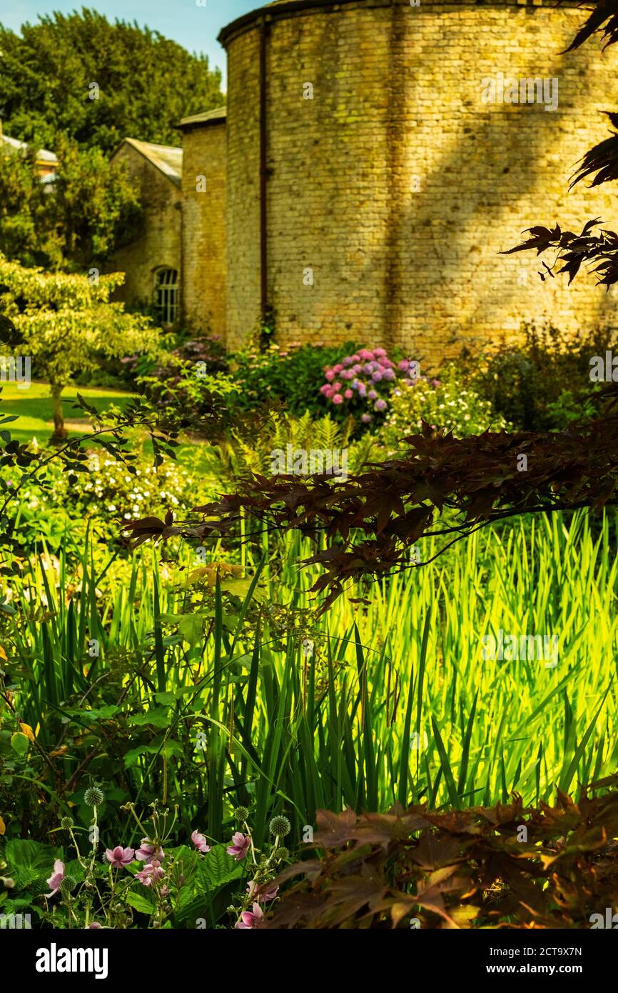 Salt marsh hall gardens Stock Photo - Alamy