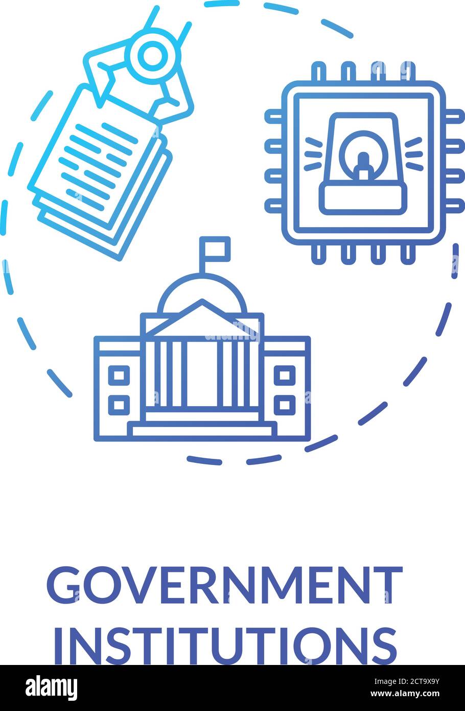 Government institutions concept icon Stock Vector Image & Art - Alamy