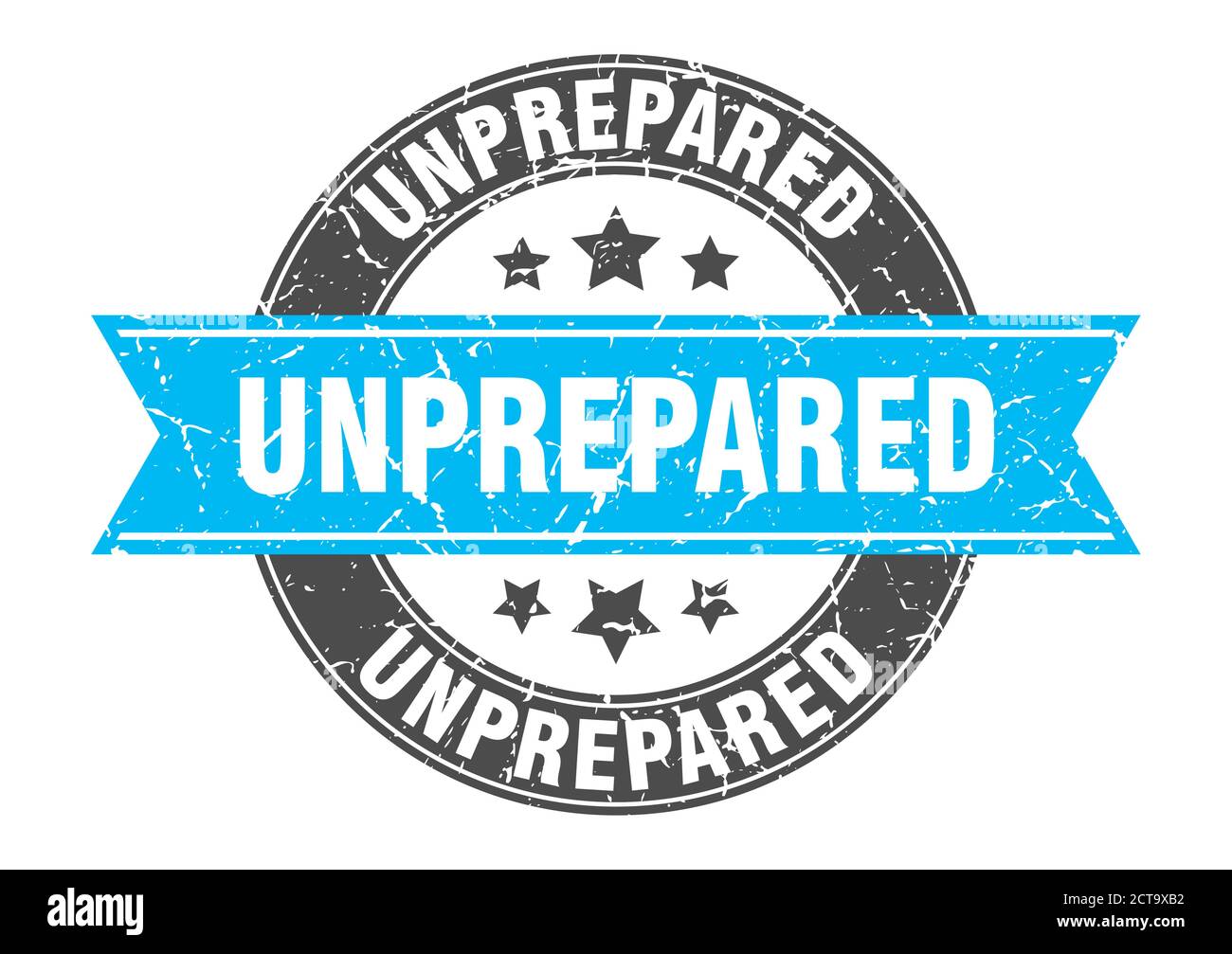 unprepared round stamp with ribbon. sign. label Stock Vector Image ...