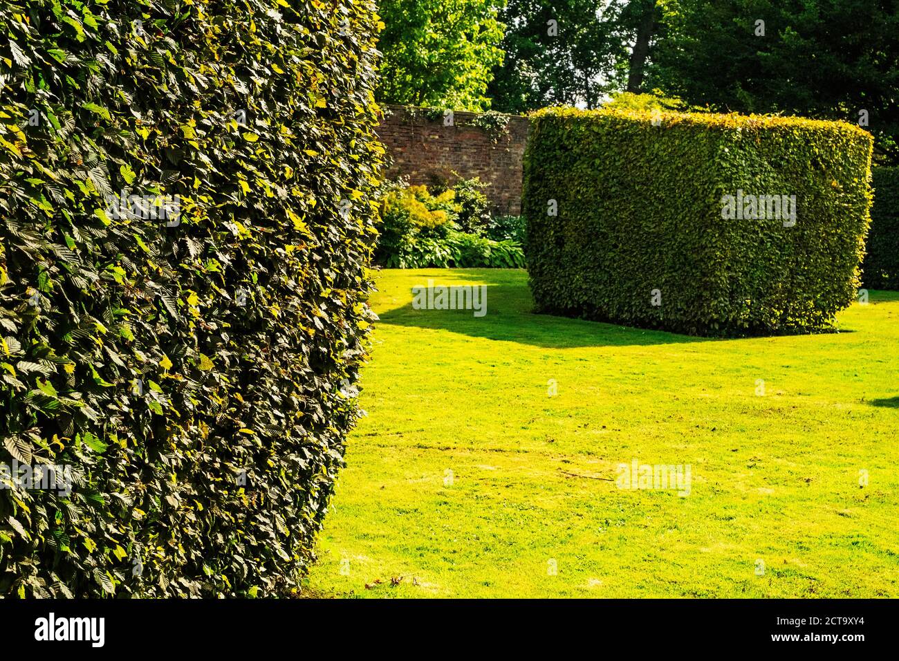 Salt marsh hall gardens Stock Photo - Alamy