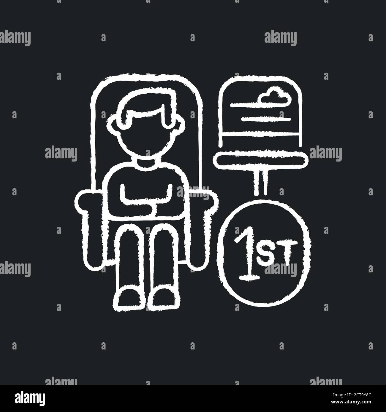 1st class train sign hi-res stock photography and images - Alamy