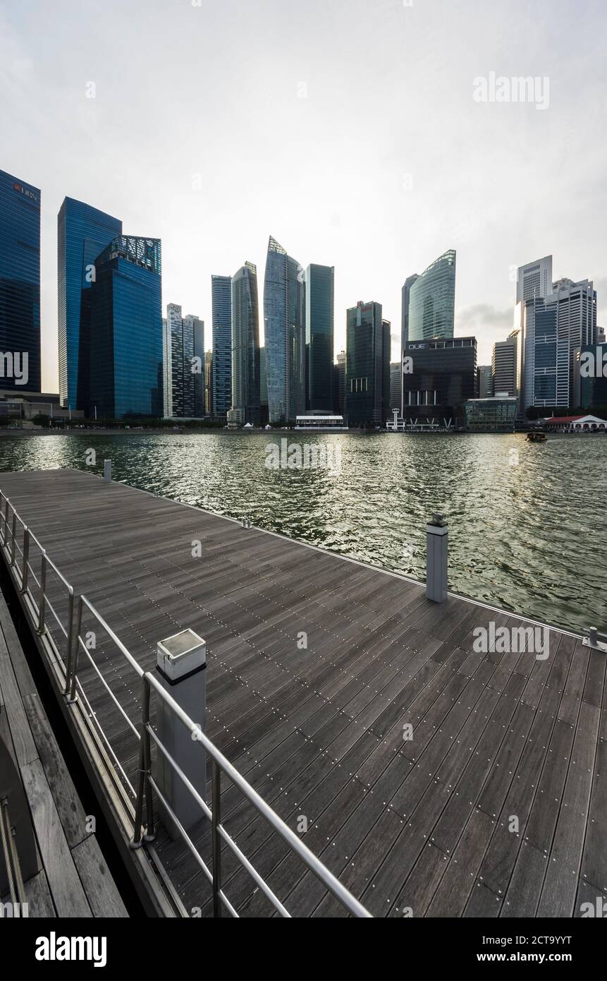 Asia, Singapore, Marina Bay, Collyer Quay Stock Photo - Alamy