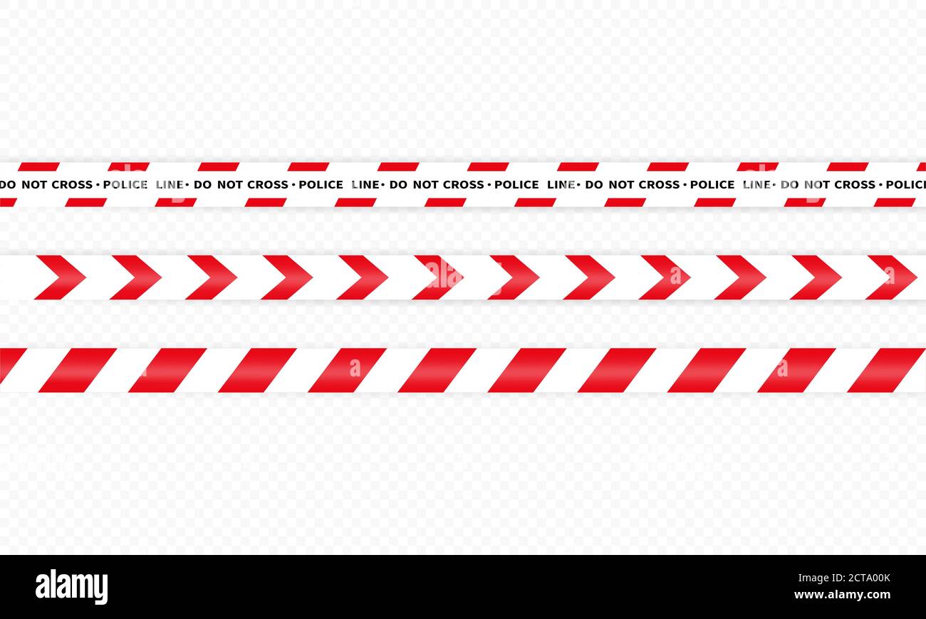 Police line icon. Do not cross. Warning. Vector on isolated white ...