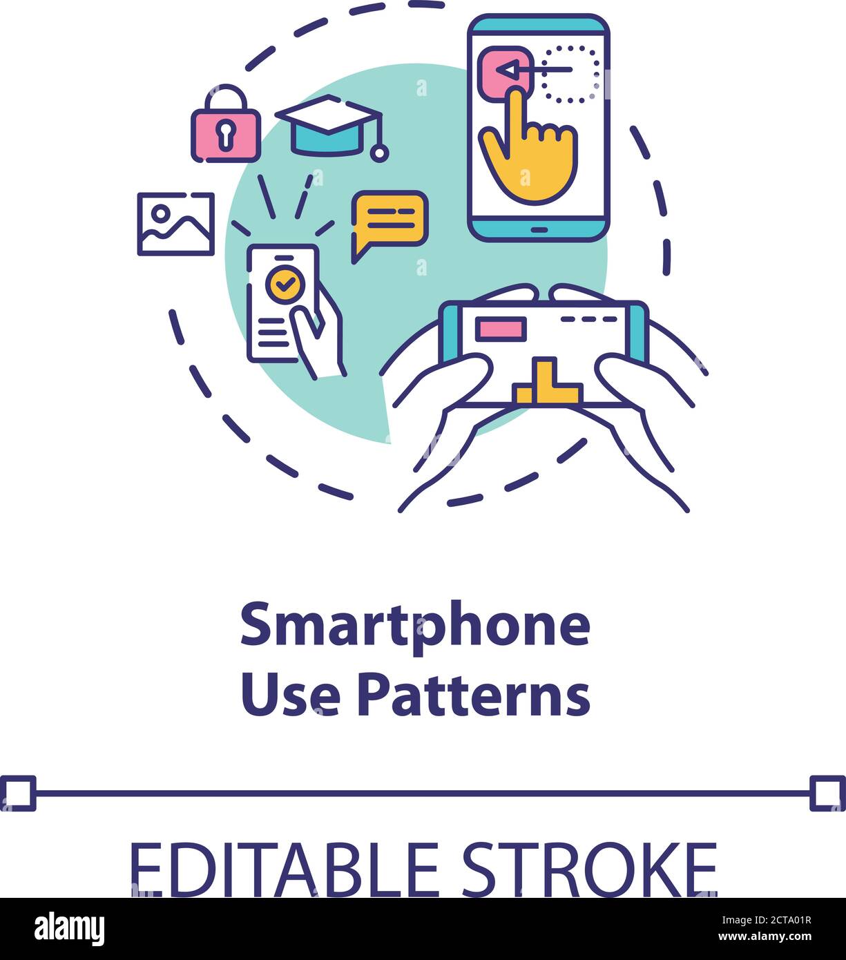 Usage patterns hi-res stock photography and images - Alamy