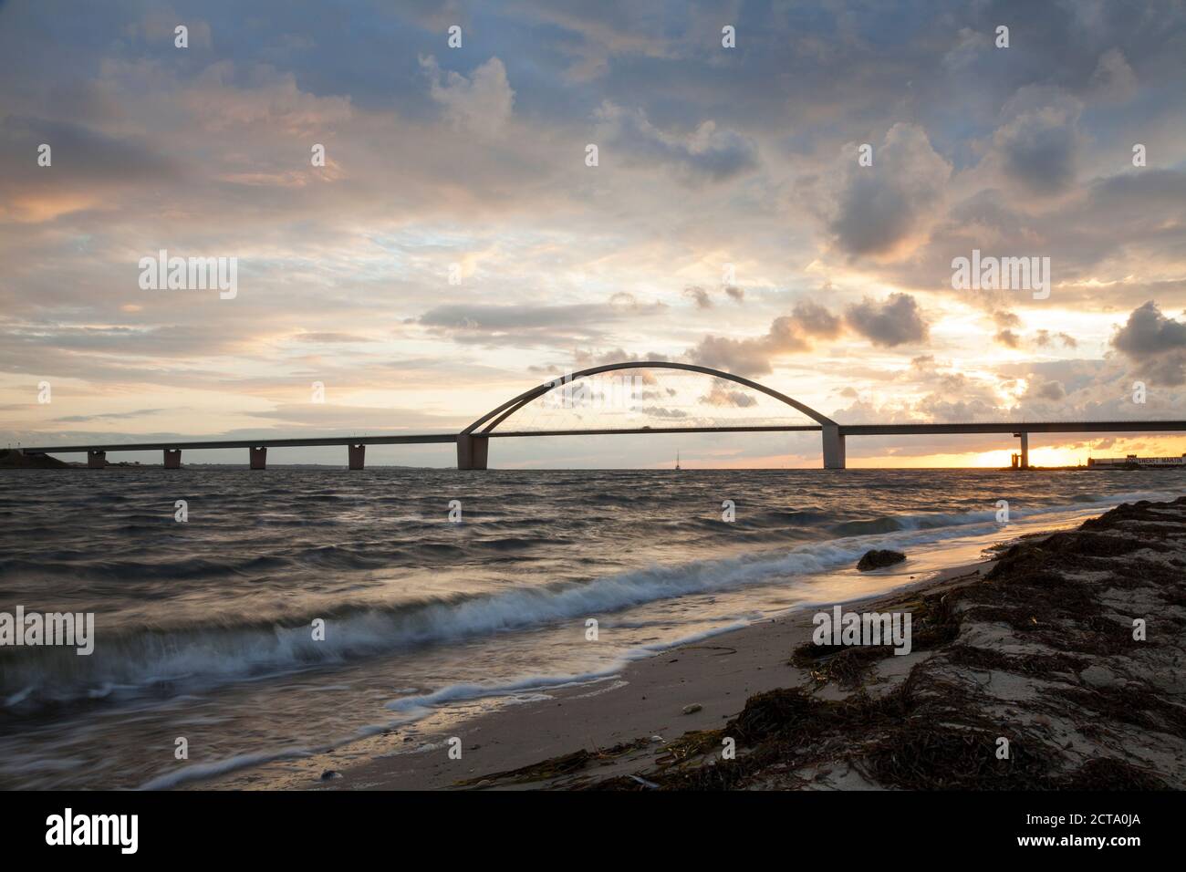 Fehmarn sound bridge at sunset hi-res stock photography and images - Alamy