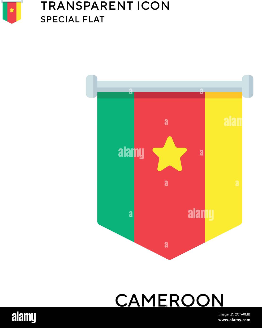 Cameroon mountain Stock Vector Images - Alamy