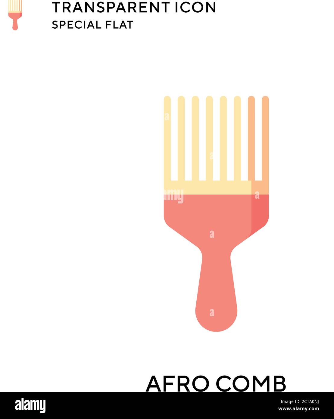 Afro Comb Vector