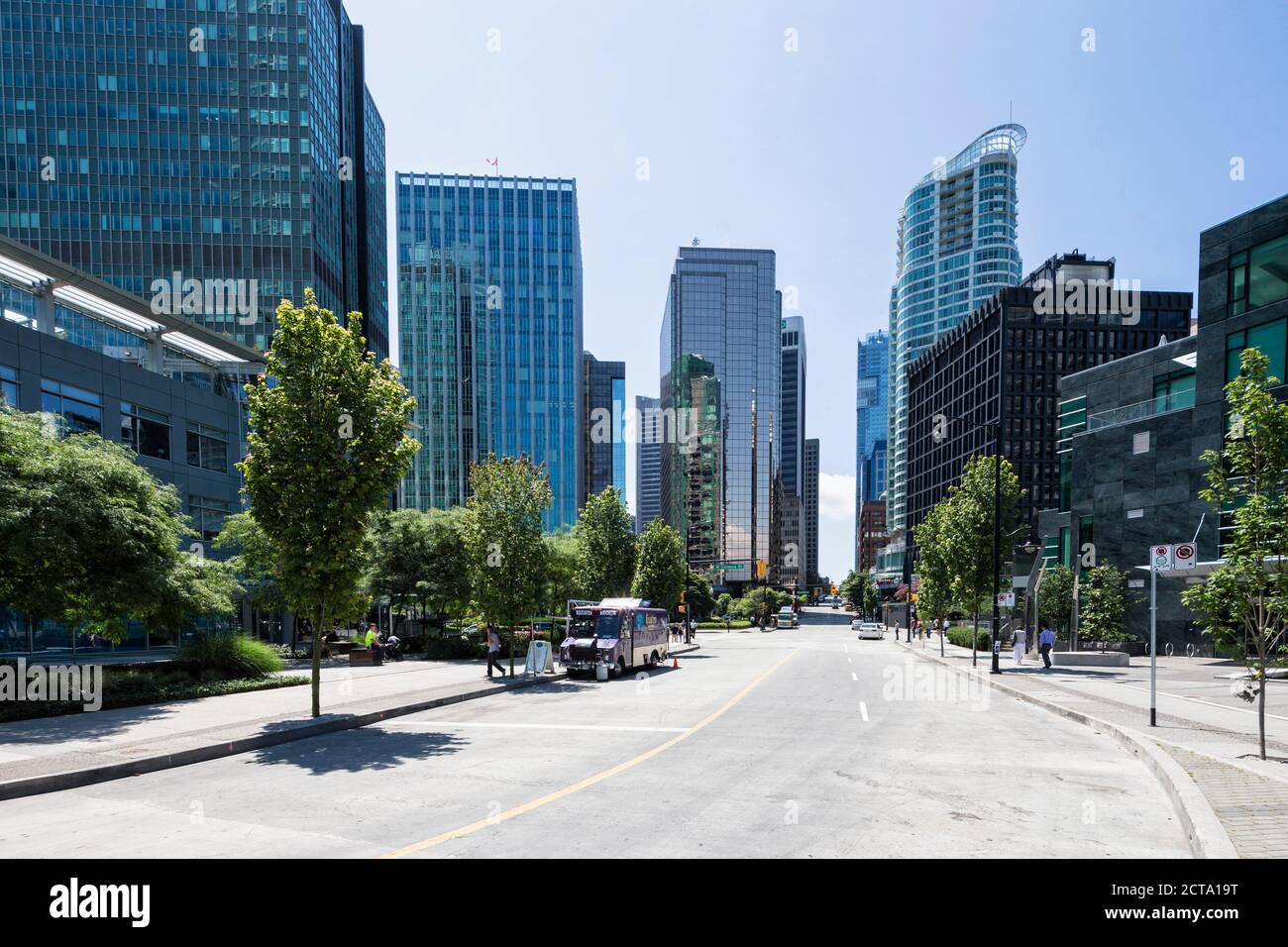Canada, British Columbia, Vancouver, Empty street Stock Photo - Alamy