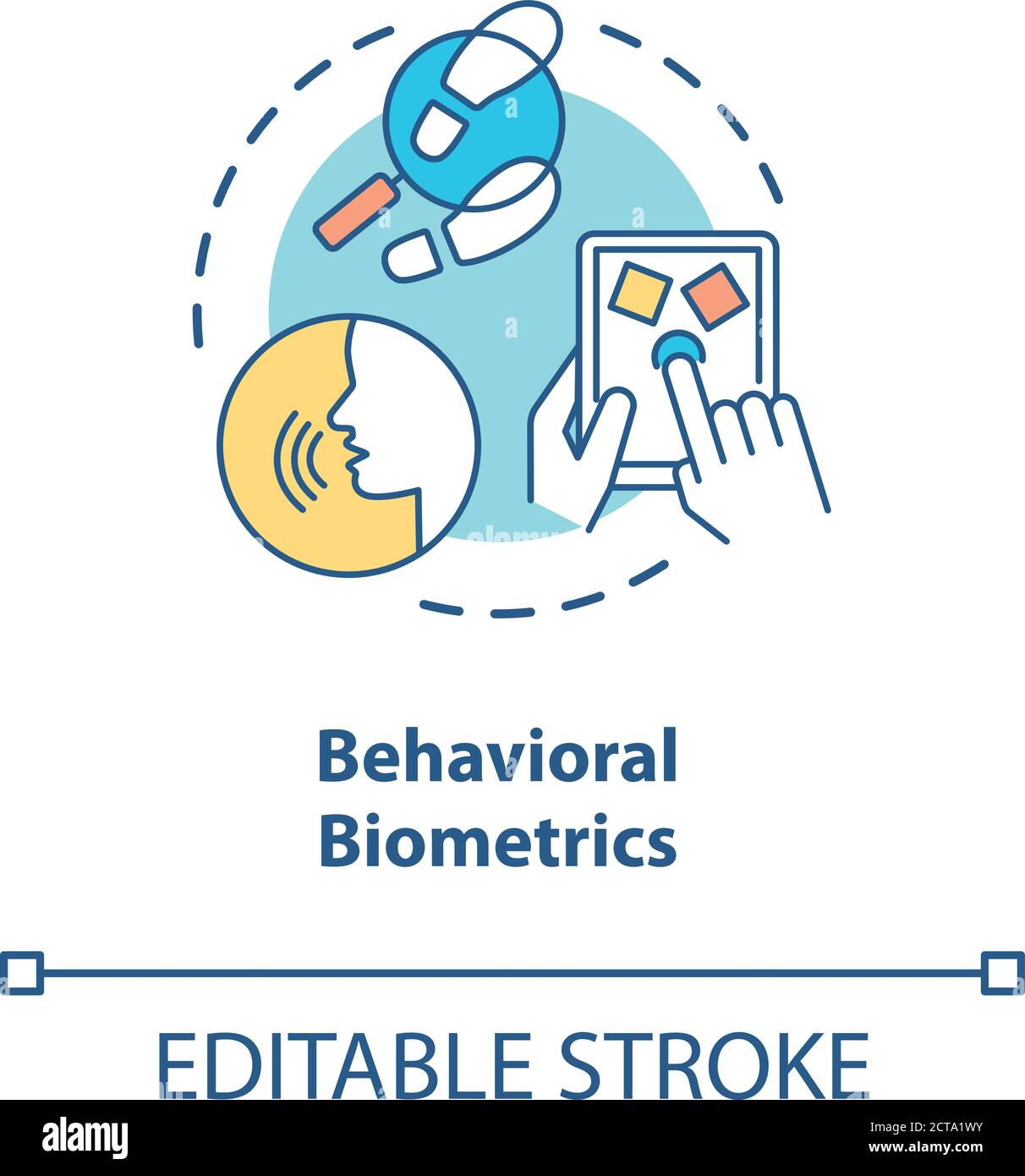 Behavioral biometrics concept icon Stock Vector Image & Art - Alamy Behavioral biometrics concept icon Stock Vector Image & Art - Alamy