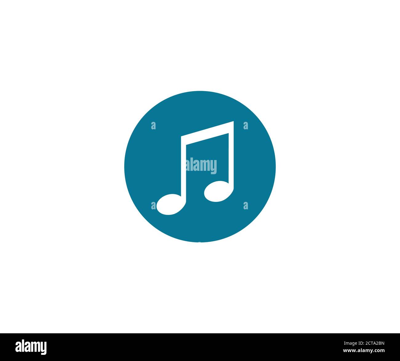 Audio, music note, notes icon. Vector illustration, flat design Stock ...