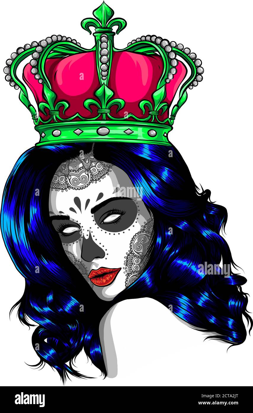 Horror queen Stock Vector Images - Alamy