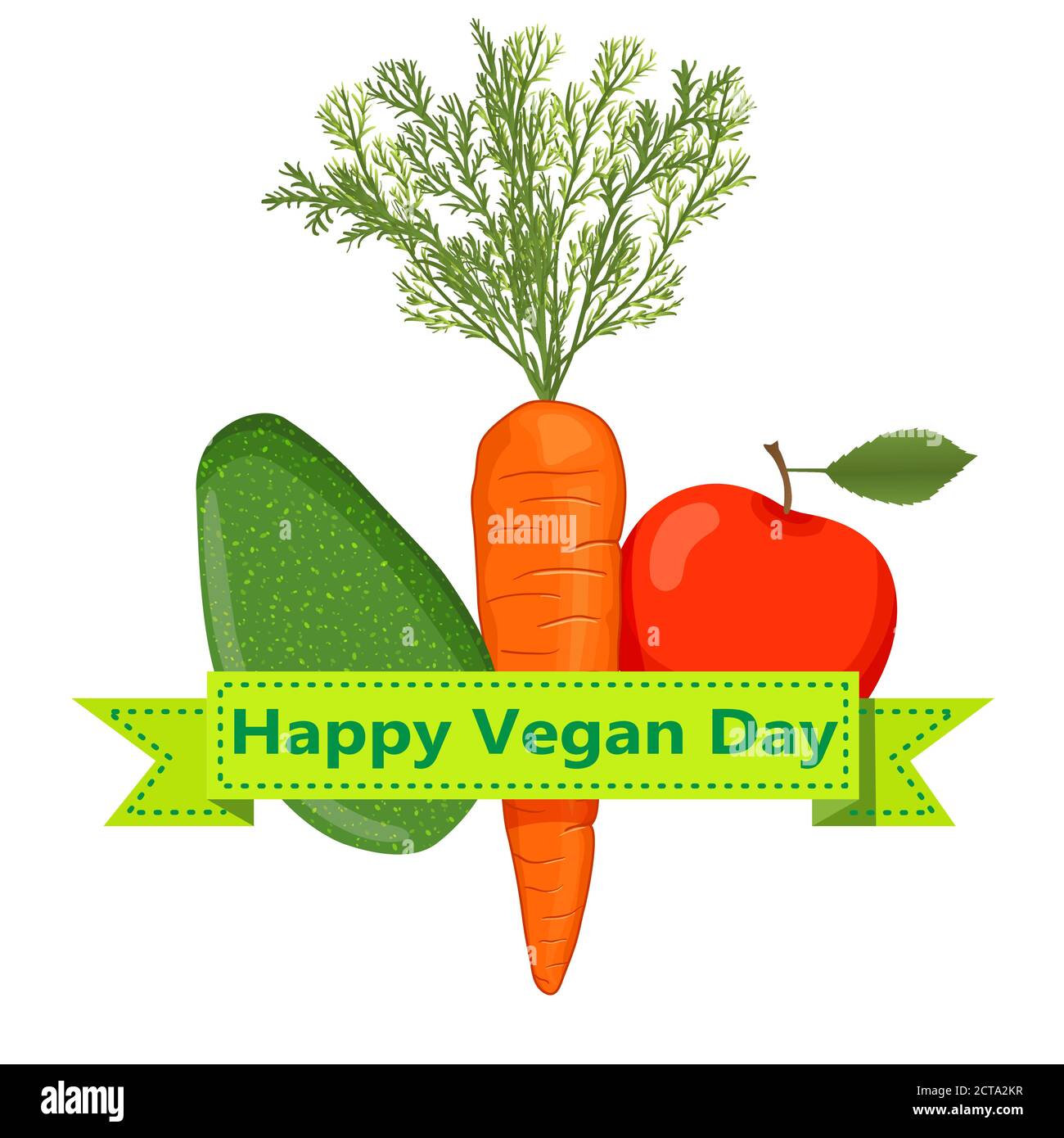 Cartoon Vegetarian And Vegan