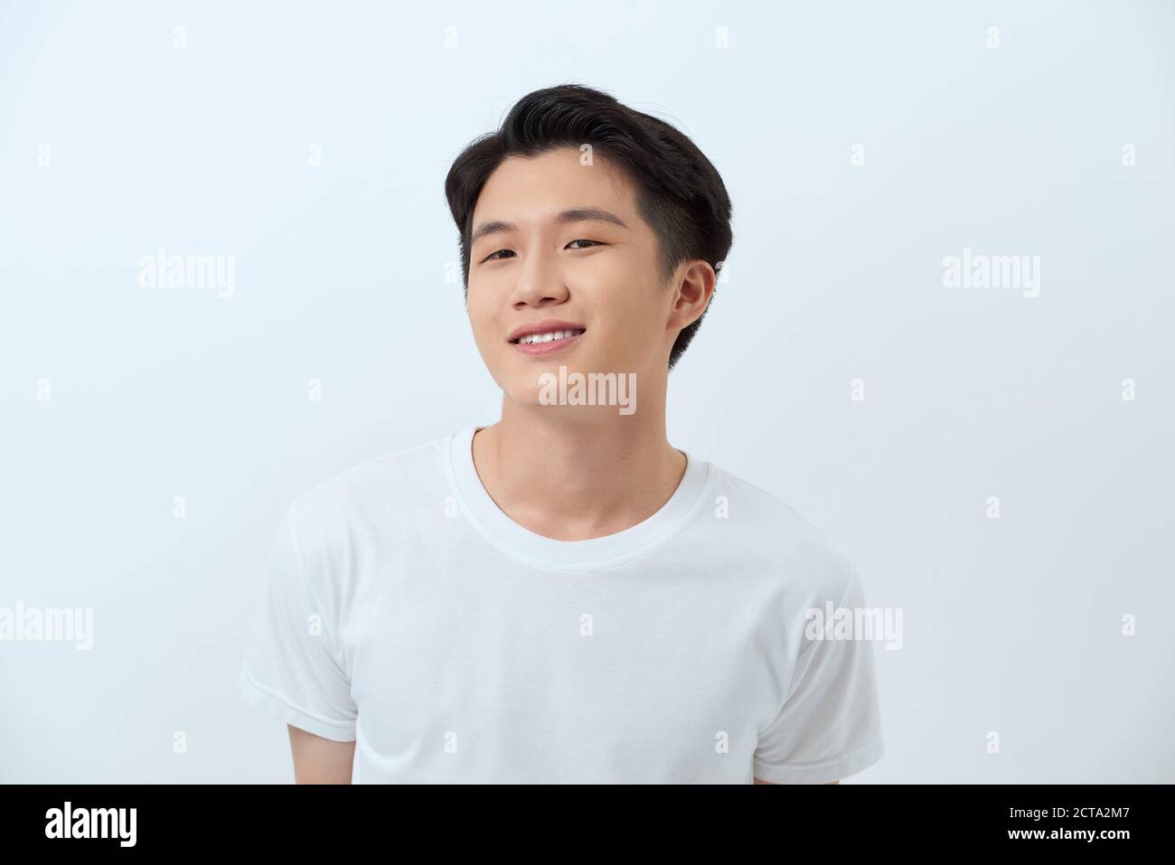 Cool smile face and pose of confidence Asian man Stock Photo - Alamy