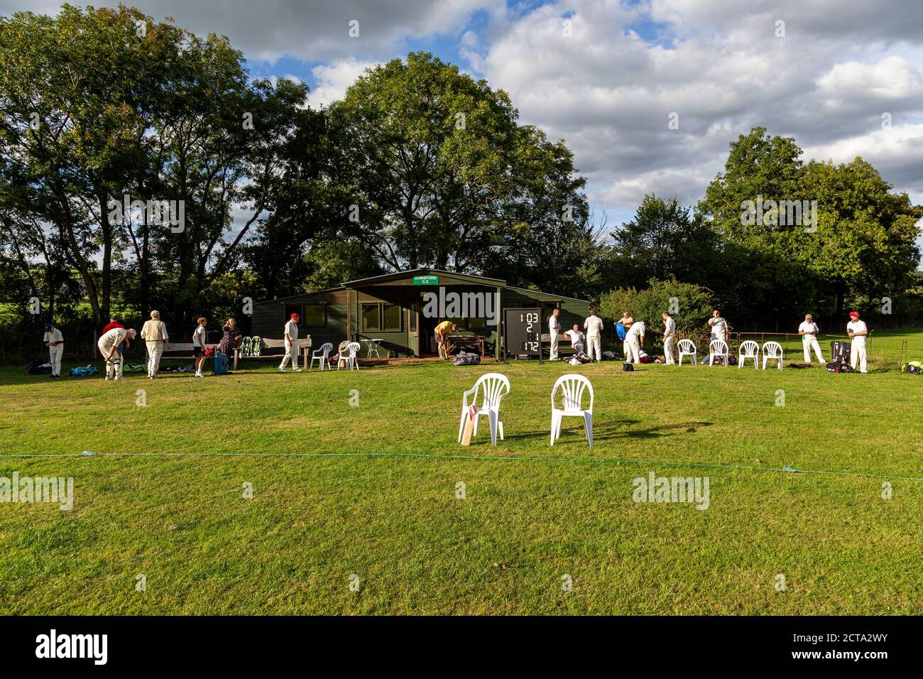 Sport of Cricket, Village, Agricultural Field, Grass, Horizontal ...