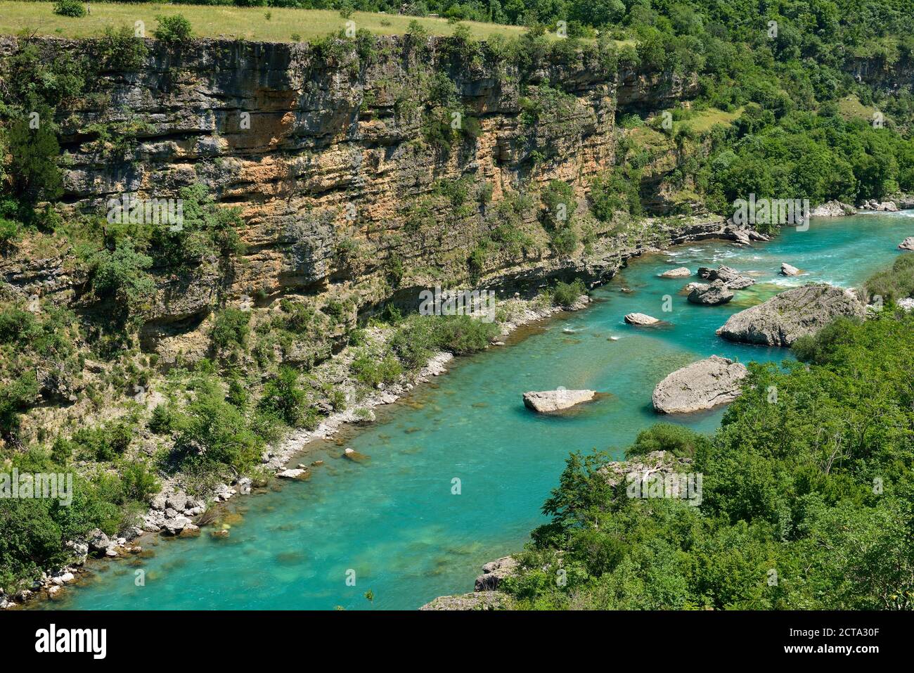 Montenegro, Moraca Canyon between Podgorica and Kolasin Stock Photo - Alamy