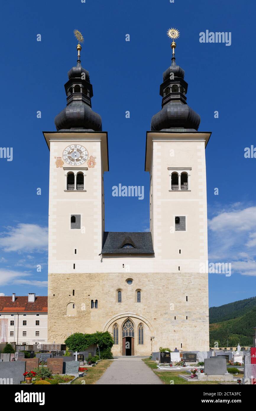Austria, Carinthia, Gurk, view of Gurk Cathedral Stock Photo - Alamy