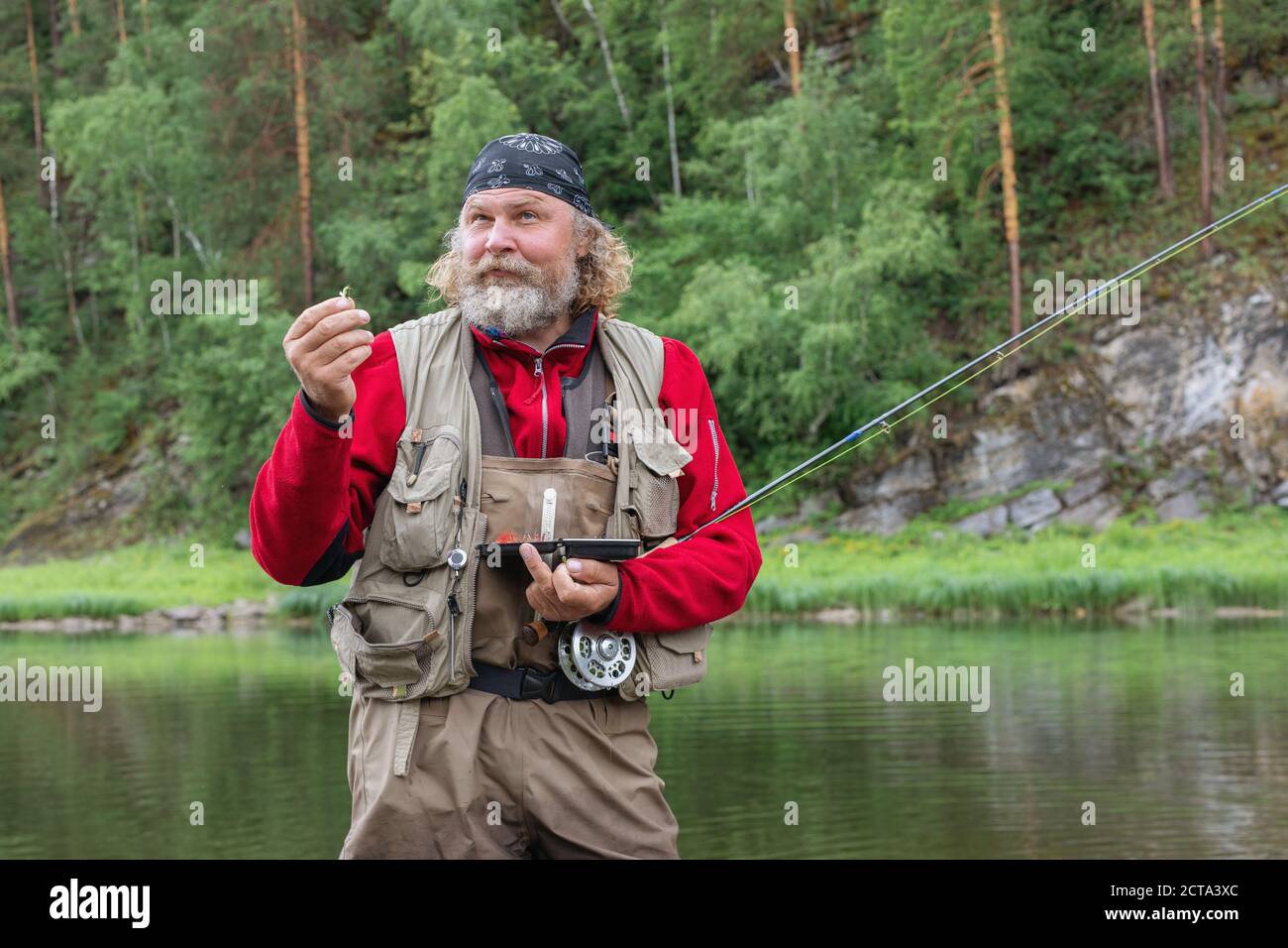Tying fly hi-res stock photography and images - Alamy