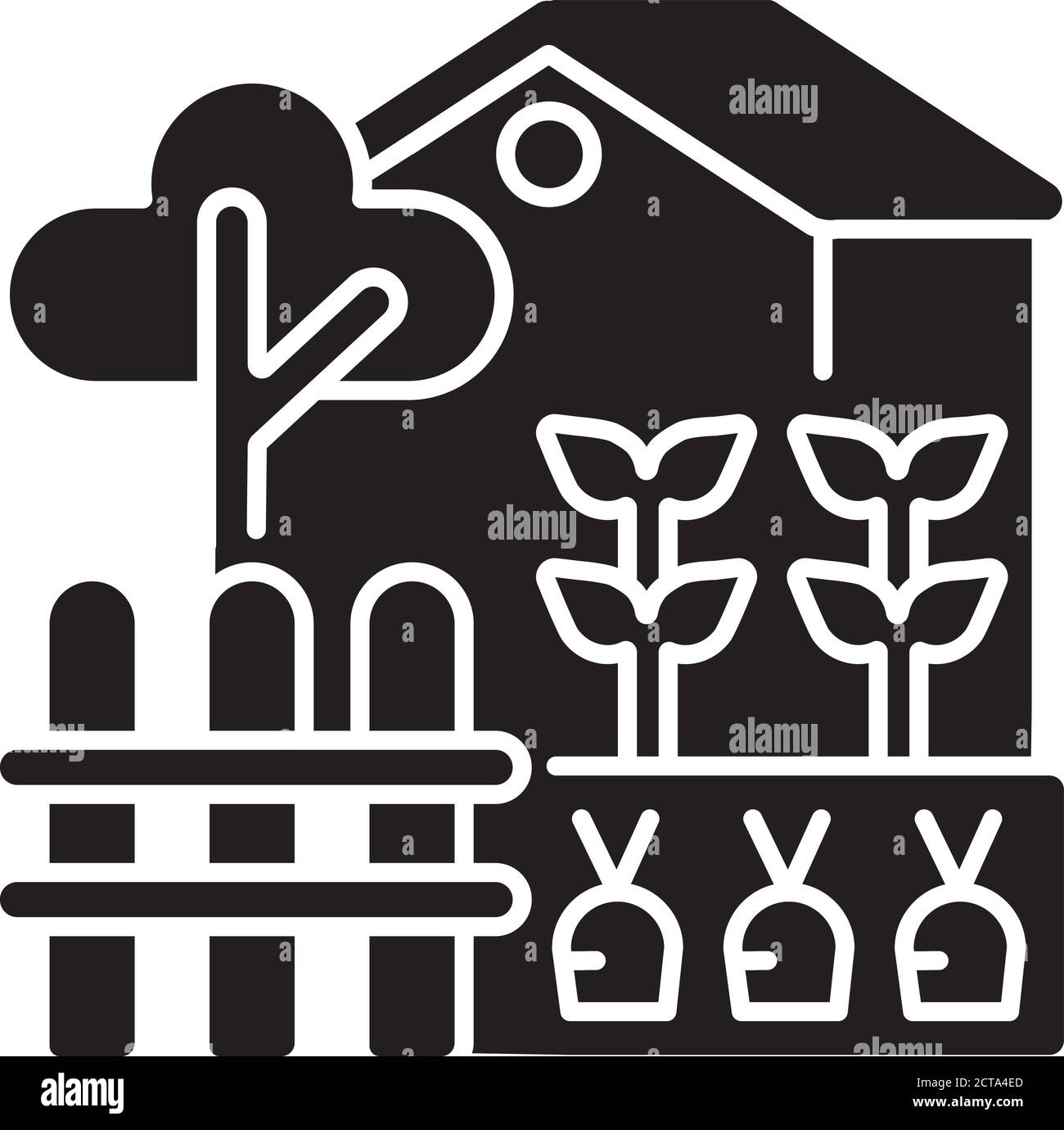 City backyard Cut Out Stock Images & Pictures - Alamy