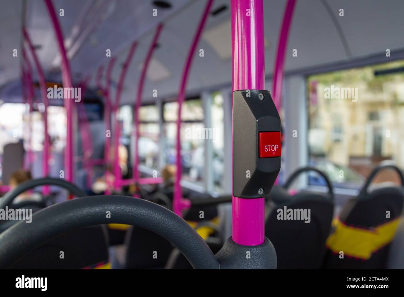 Stop button bus hi-res stock photography and images - Alamy