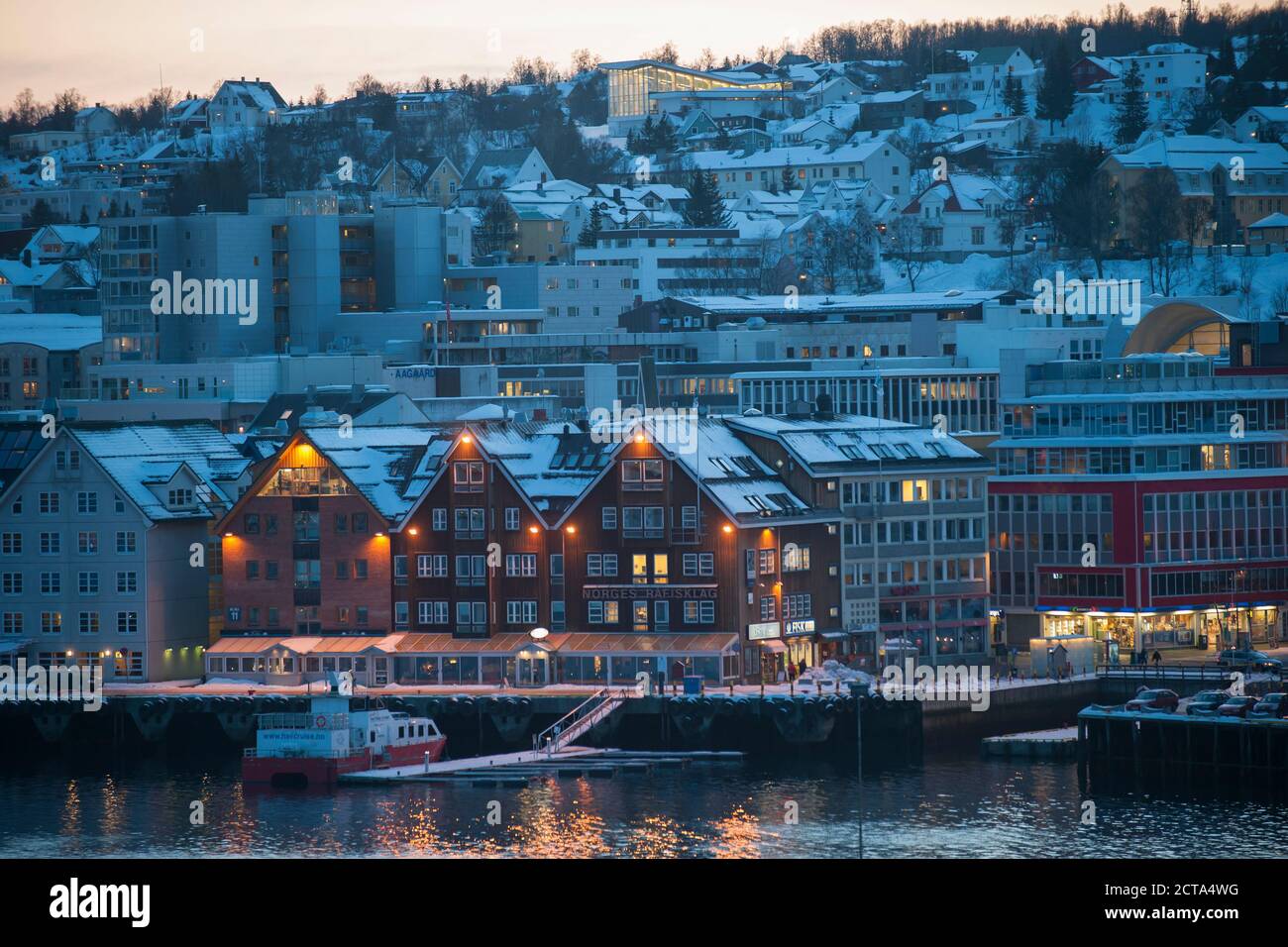 Norway, Tromso, Harbor and townscape Stock Photo - Alamy