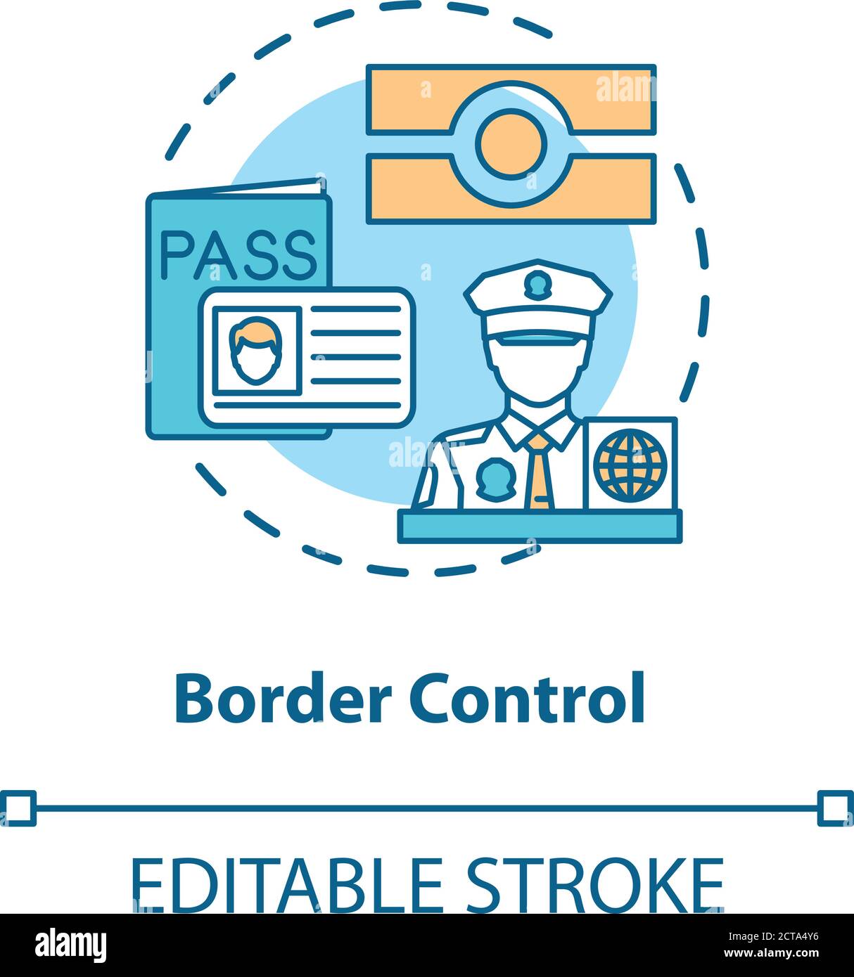 Biometric scanner airport face hi-res stock photography and images - Alamy