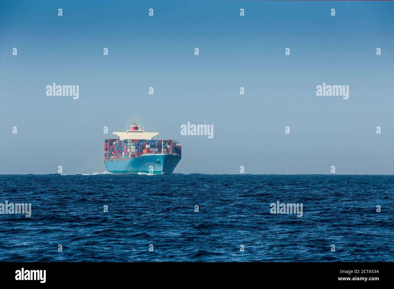 Container ship on ocean hi-res stock photography and images - Alamy