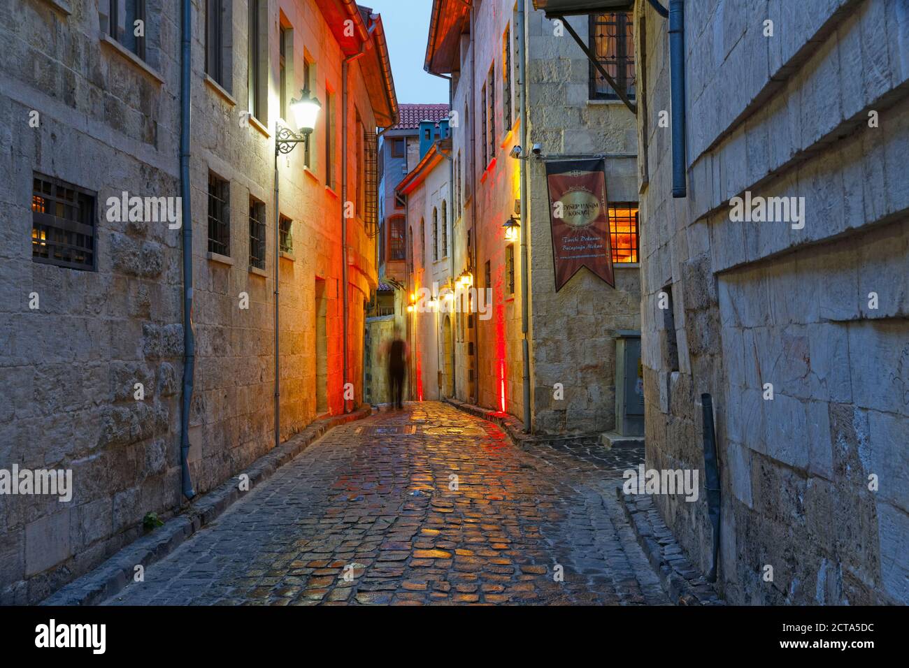 Turkey, Gaziantep, alley in old town in the evening Stock Photo - Alamy