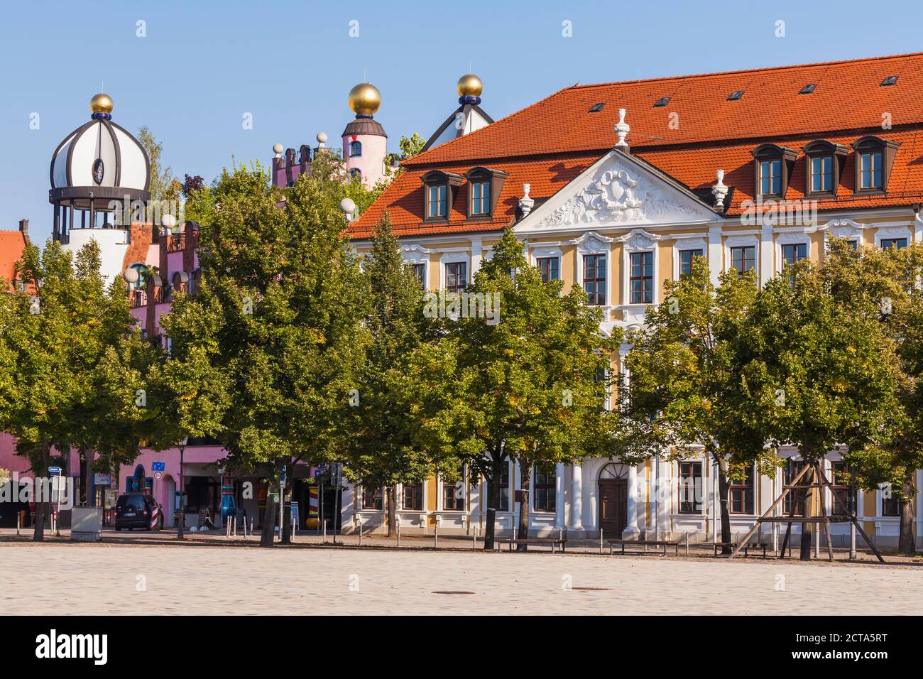Hundertwasser green citadel of magdeburg hi-res stock photography and ...
