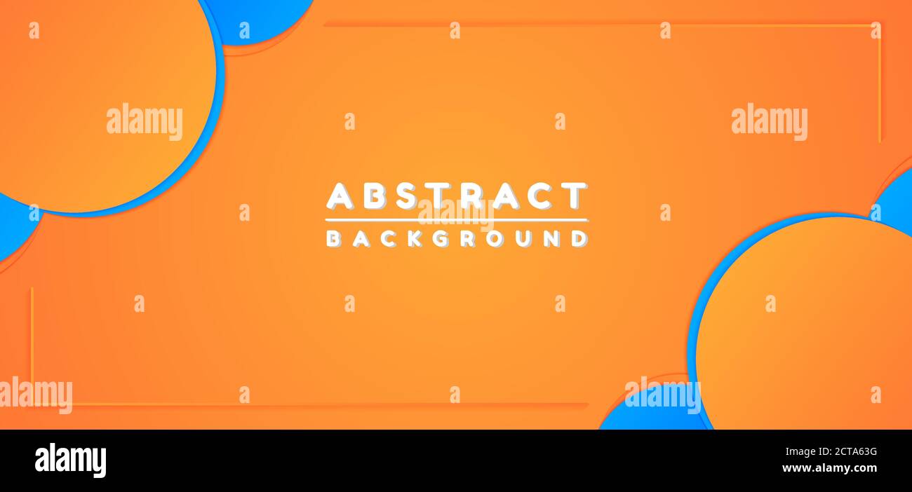 Circle shape overlap layer modern frame design with space. vector ...