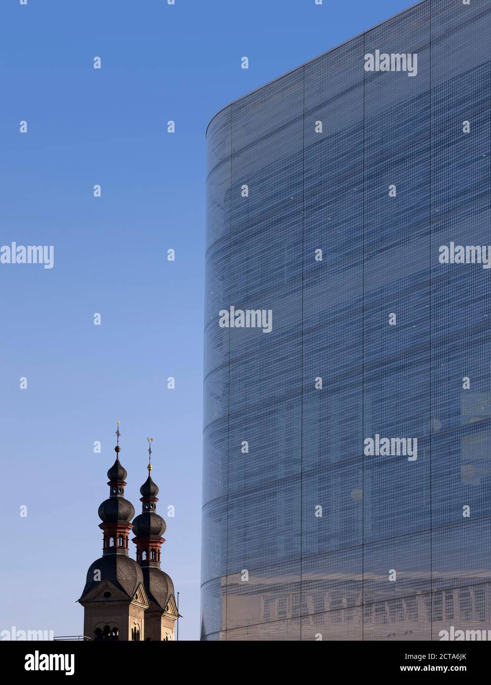 Germany, Rhineland Palatinate, Koblenz, View of Forum Confluentes and ...