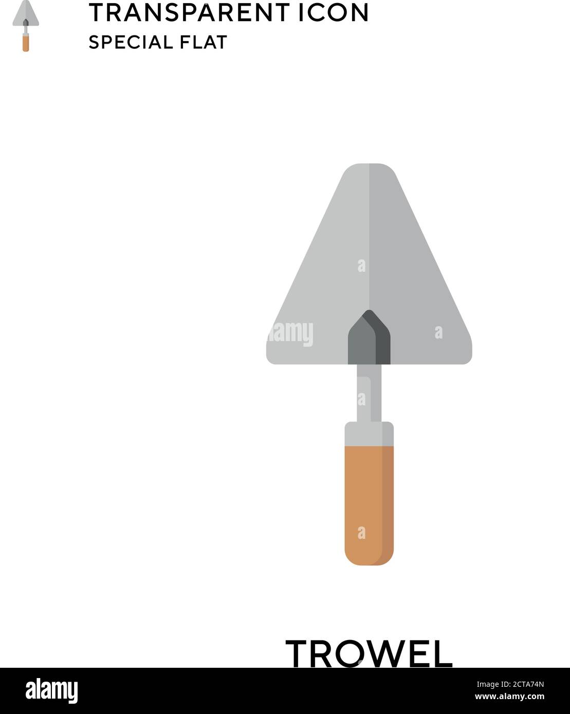 Steel concrete trowel Stock Vector Images - Alamy