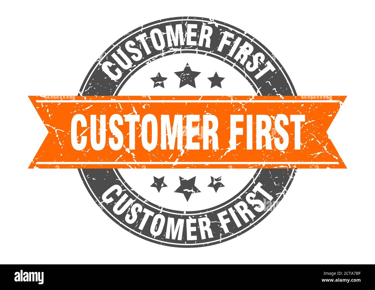 Customer first round stamp hi-res stock photography and images - Alamy