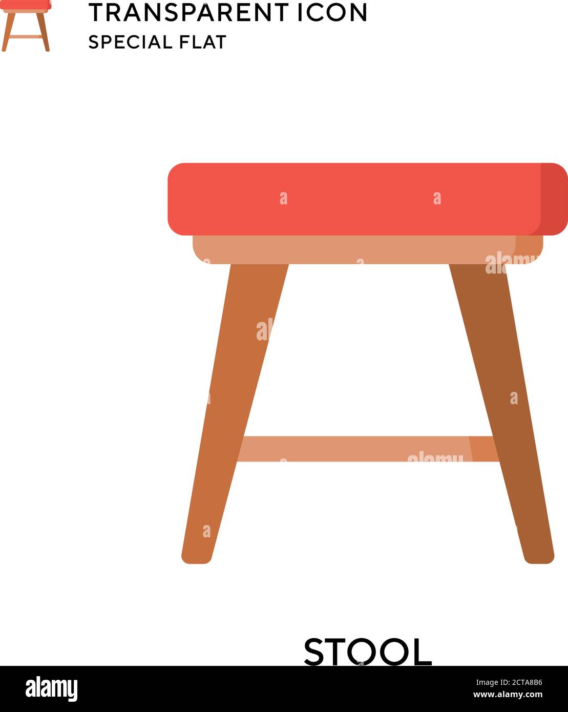 White bar stools Stock Vector Images - Alamy