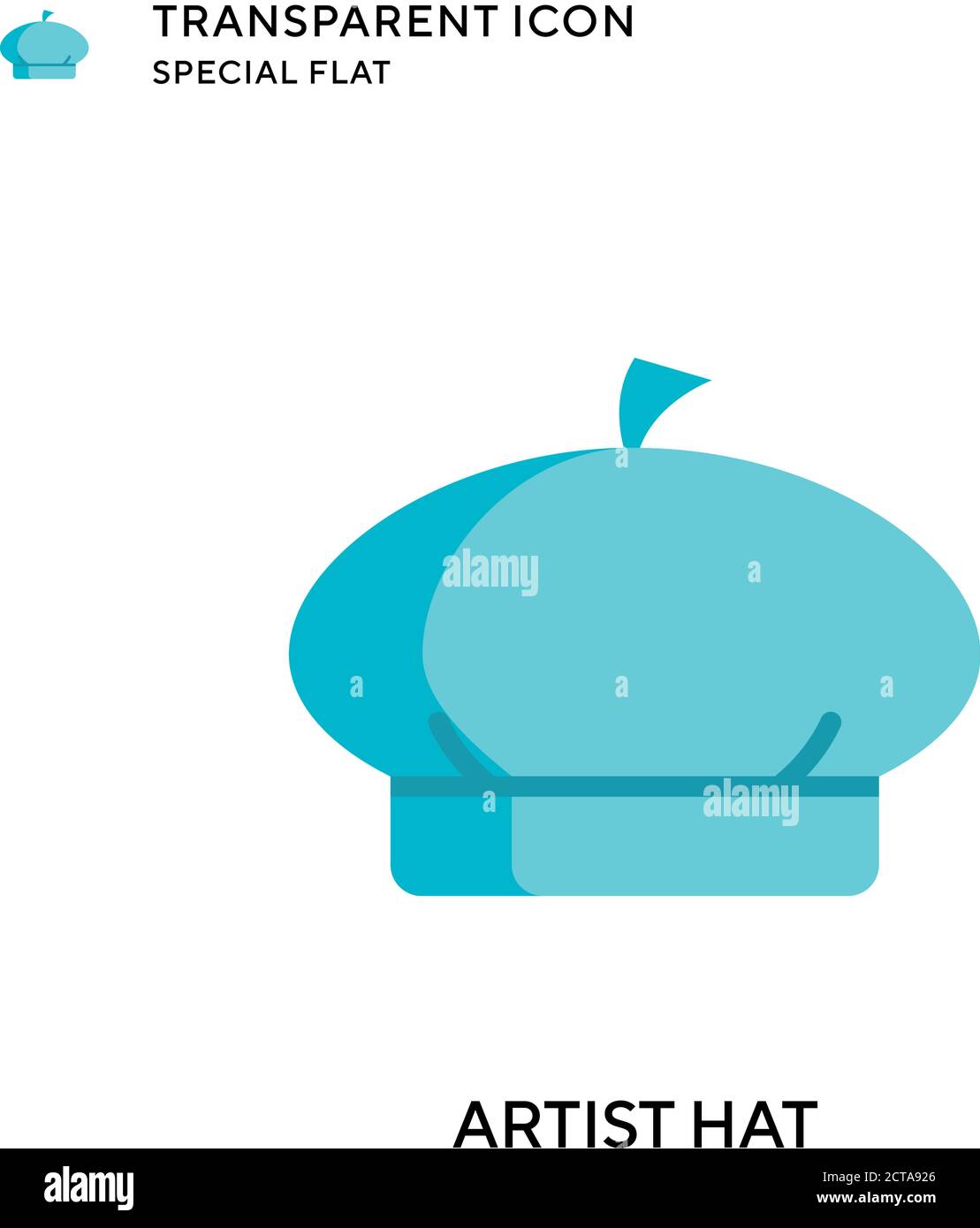 Painter man artist cap Stock Vector Images - Alamy