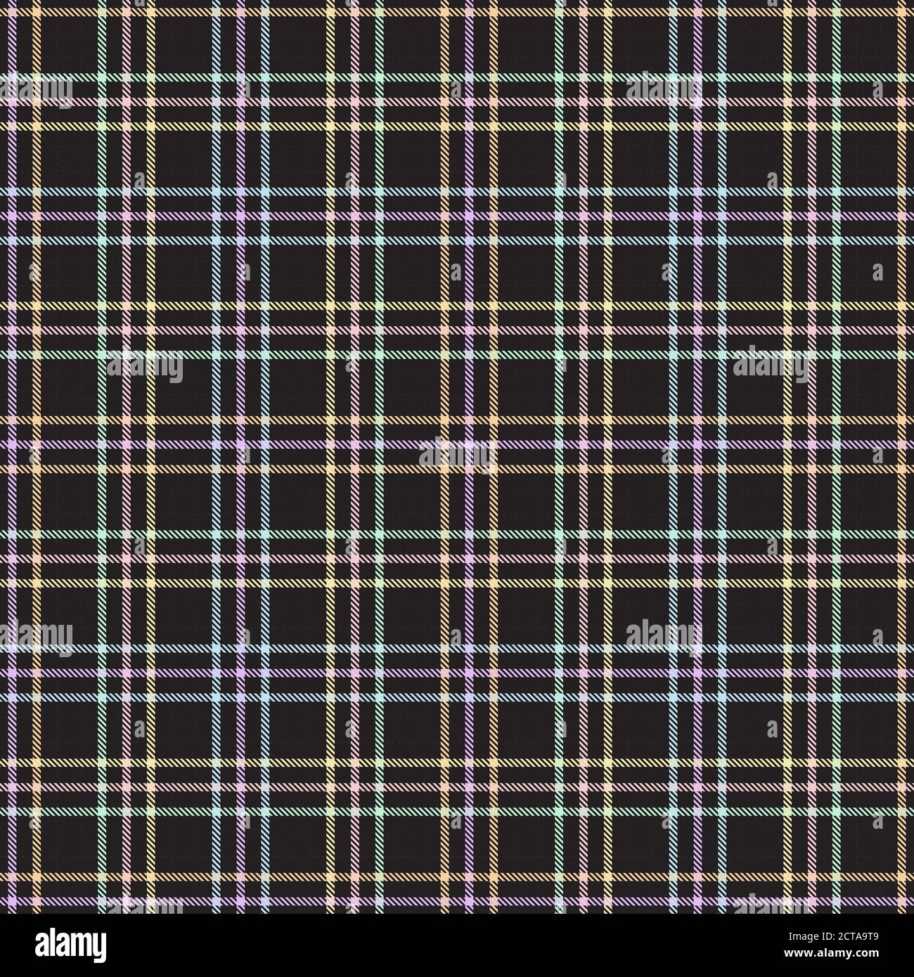 Rainbow Glen Plaid textured seamless pattern suitable for fashion ...