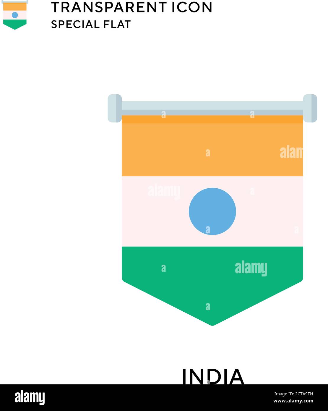 India vector icon. Flat style illustration. EPS 10 vector Stock Vector ...