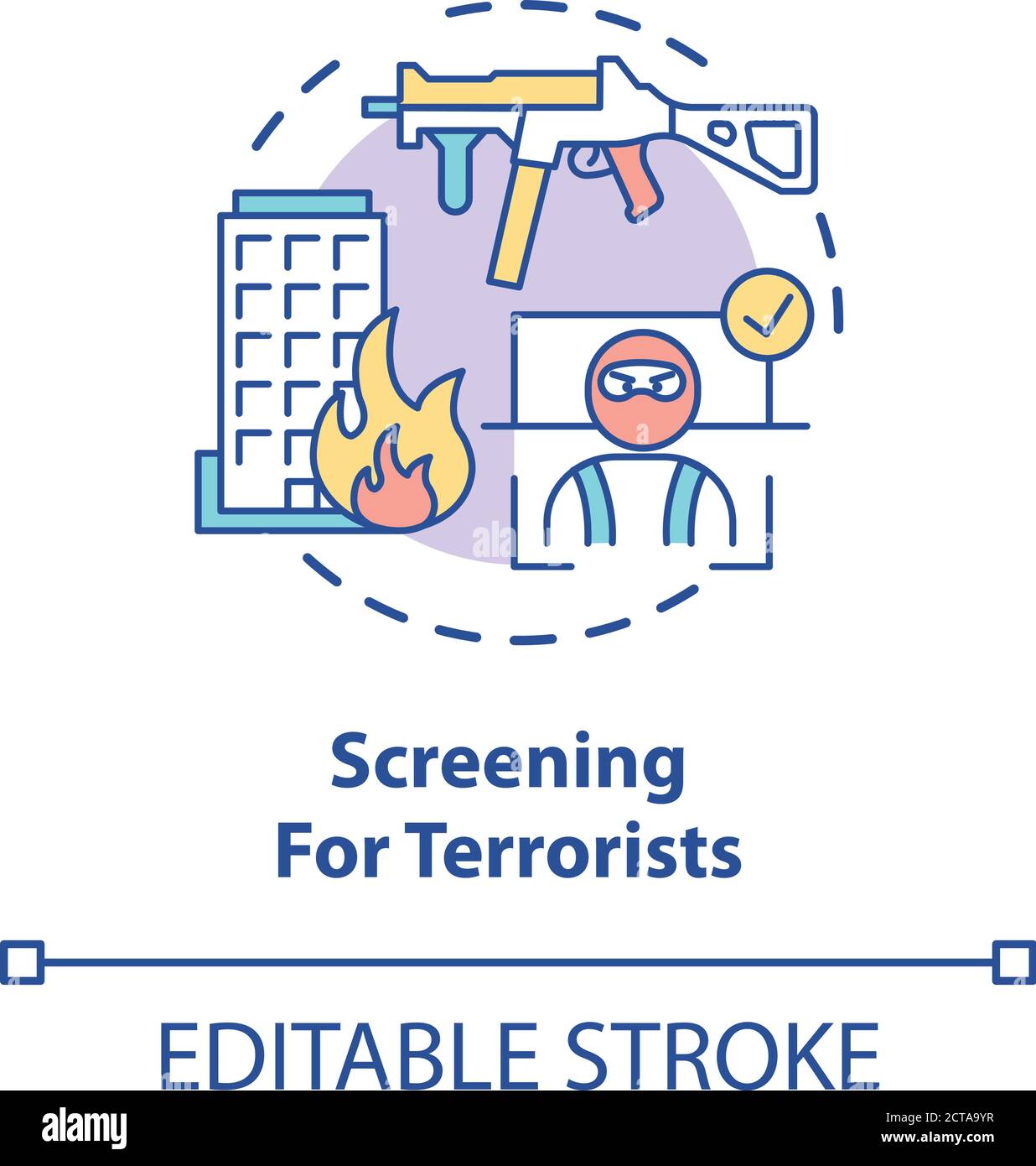 Idea screening Stock Vector Images - Alamy