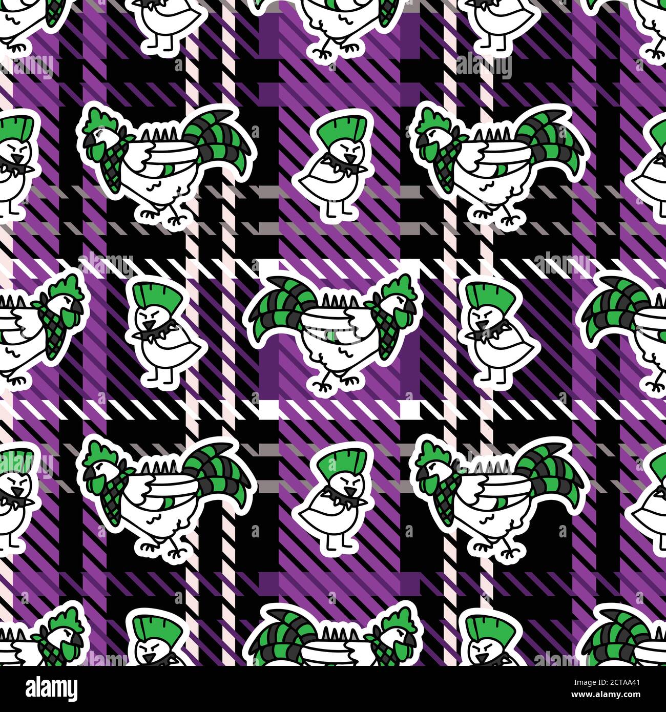 Punk chick Stock Vector Images - Alamy