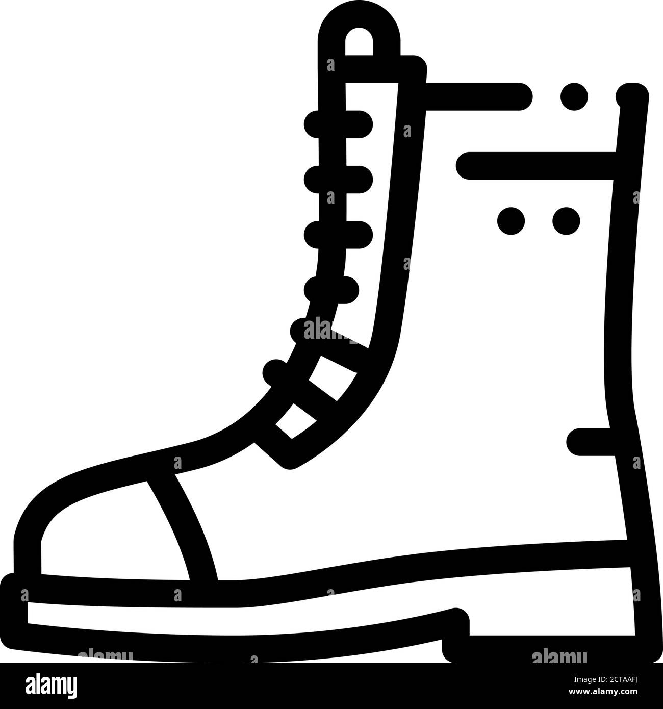 boot for travel icon vector outline illustration Stock Vector Image ...