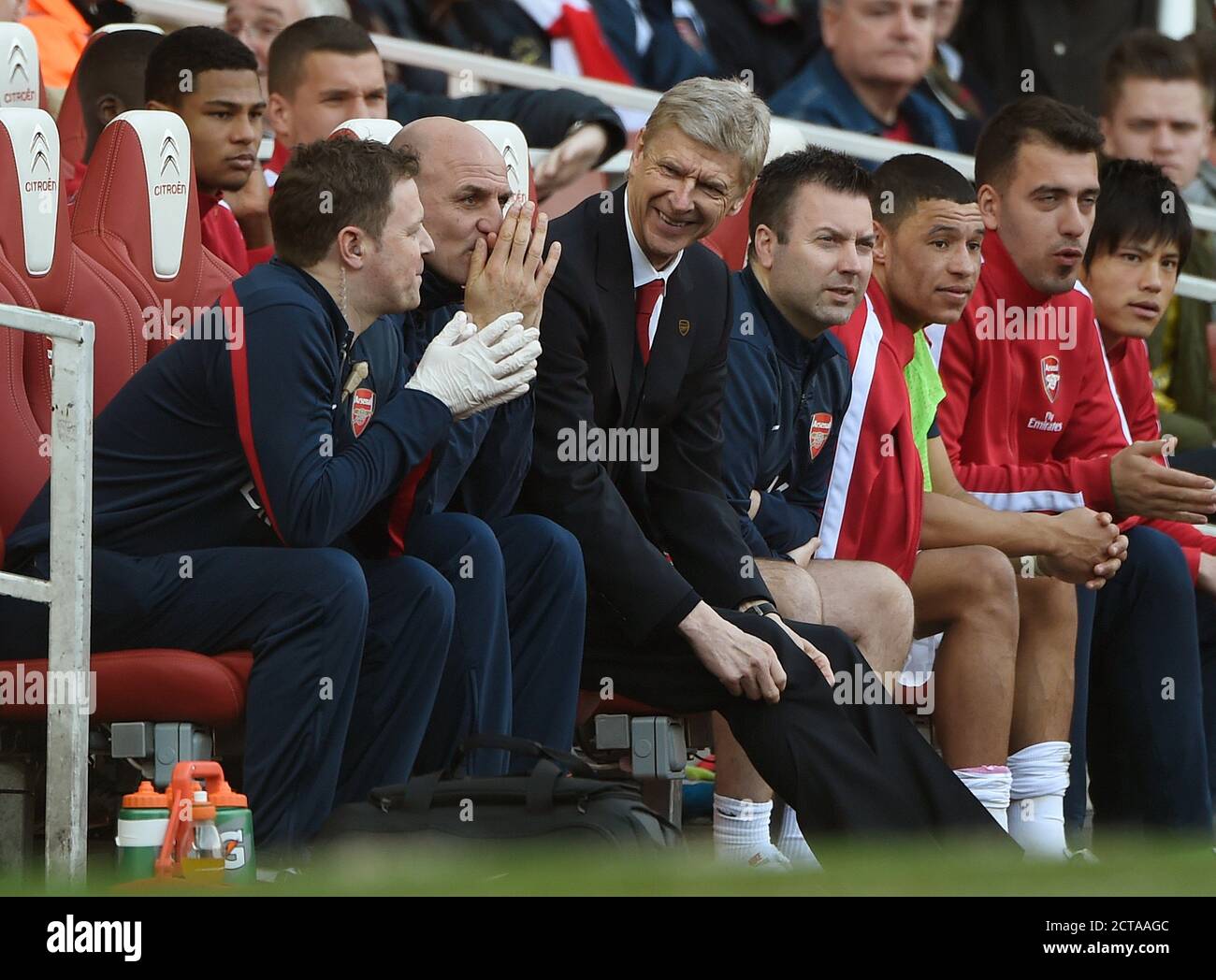 Arsene Wenger Happy