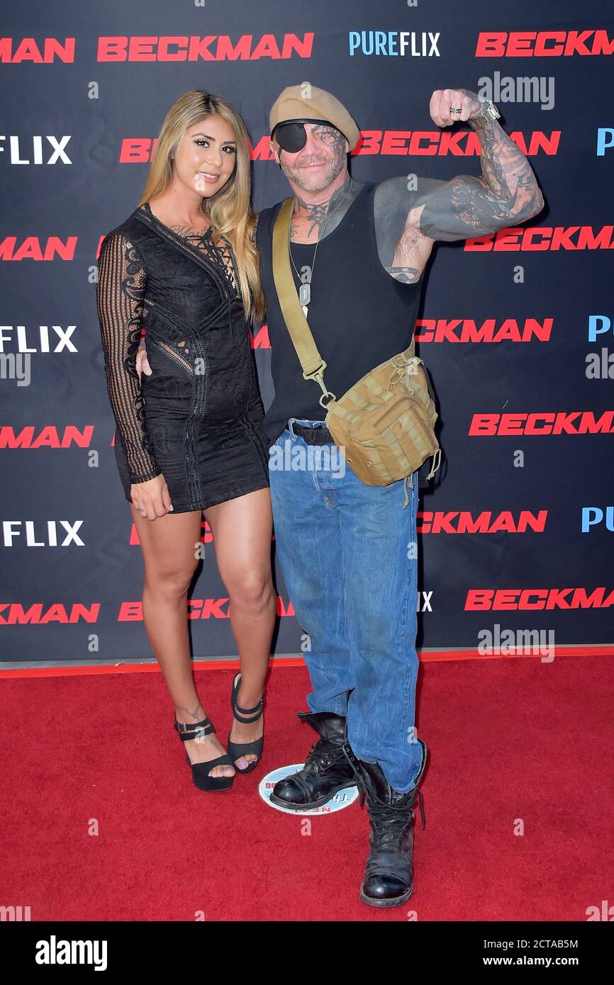 Maverick Von Haug with company at the premiere of the Pure Flix film ...